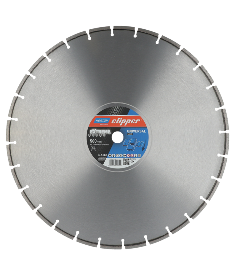 Clipper Extreme Universal Laser Diamond Blade - 20"/500mm - Red Band UK