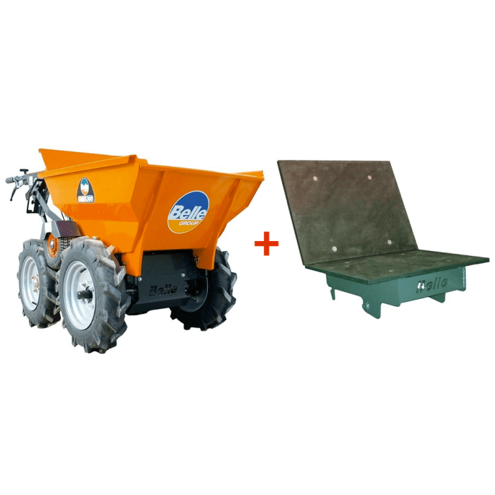 Altrad Belle BMD300 MiniDumper + Flatbed (Lug Tyres) - Red Band UK