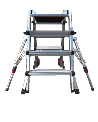 ALPHADECK™ Platform Step Ladder - Red Band UK